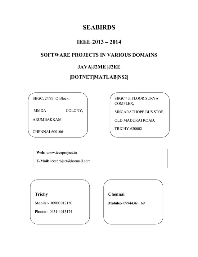 Ieee projects-2014-bulk-ieee-projects-2015-title-list-for-me-be-mphil-final-year-students | PDF
