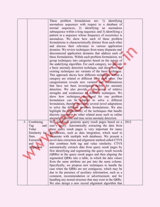 IEEE Projects 2012 Titles For Cse @ Seabirds ( Chennai, Pondicherry ...