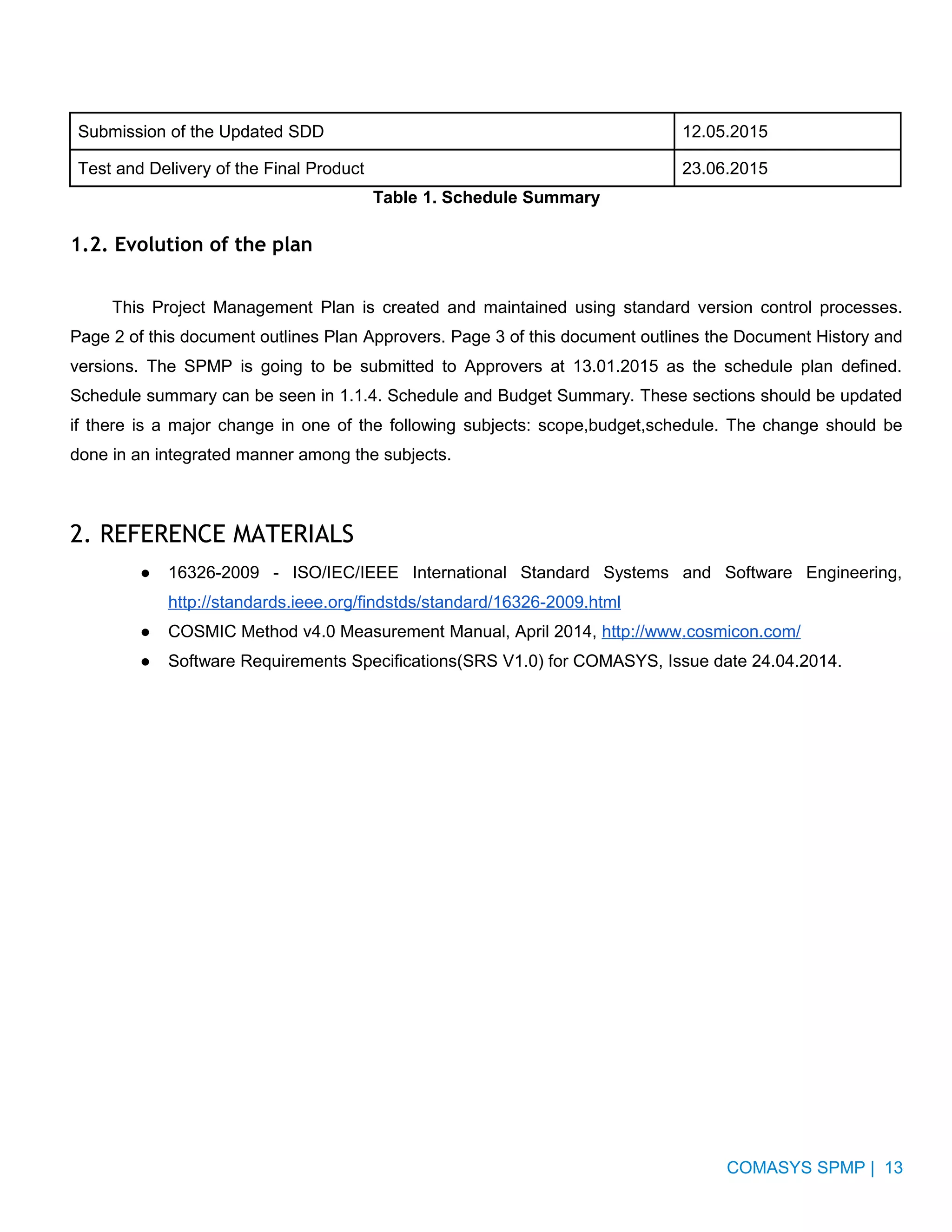 Software Project Management Plan | PDF