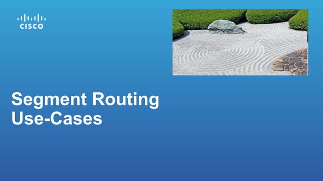 The Segment Routing Architecture Ieee Globecom 2015 Ppt