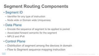 The Segment Routing Architecture (IEEE Globecom 2015) | PPT
