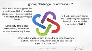Towards Computer-Aided, Iterative TSN-and Ethernet-based E/E Architecture Design | PDF