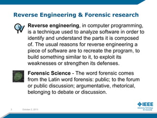 IEEE Day 2013 - Reverse Engineering an Android Application | PPT