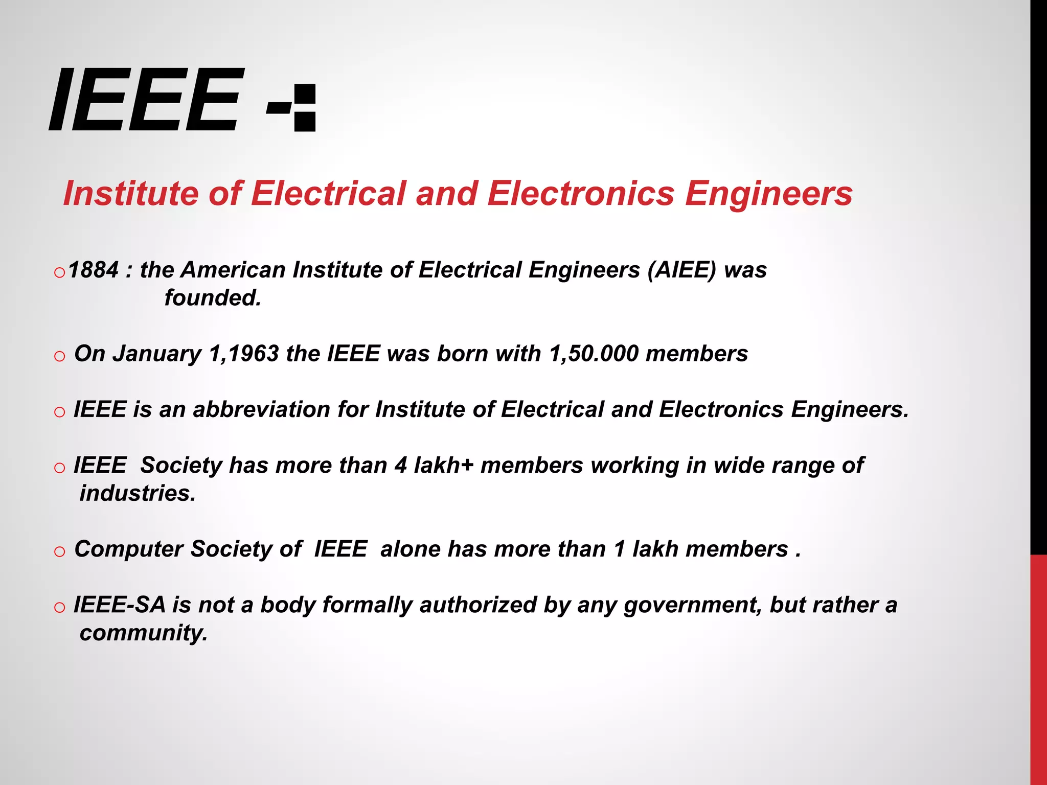 IEEE presentation | PPT