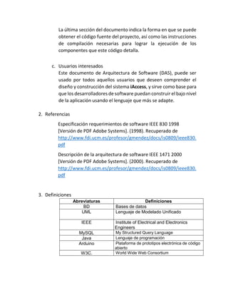 IEEE 1471-2000: Documento de arquitectura de software | PDF