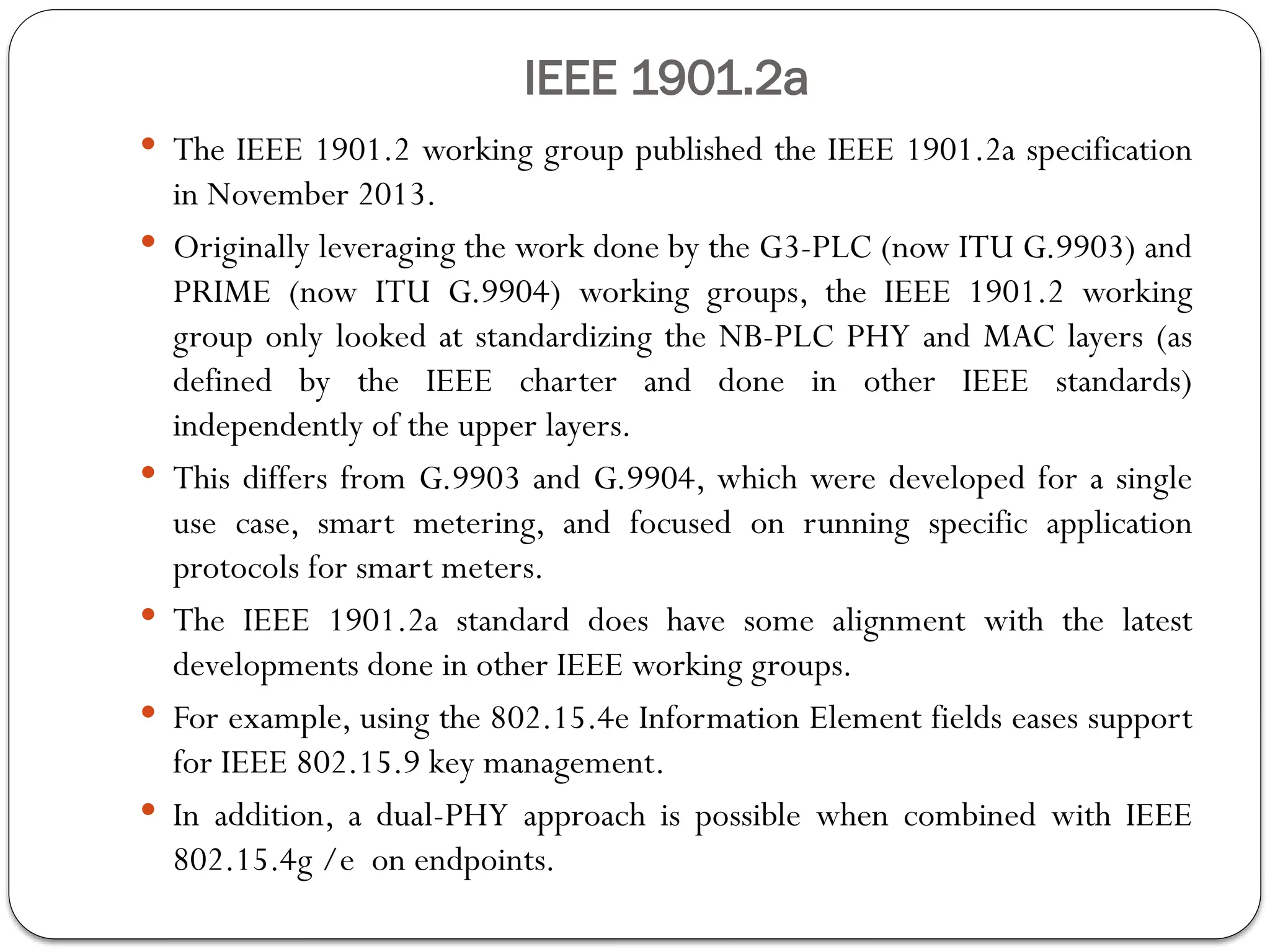 IEEE 1901.2a Protocol ppt.pptx in Internet of Things. - IoT Access ...