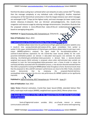 Ieee 2013 matlab abstracts part b | PDF