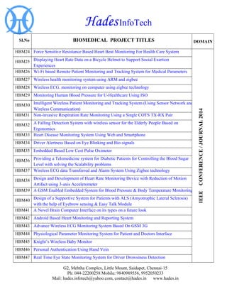 IEEE 2014 Project List | PDF