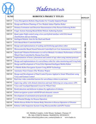 IEEE 2014 Project List | PDF