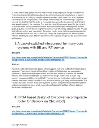 Ieee 2015 project list_vlsi | PDF