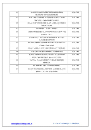 IEEE 2023 - 2024 EMBEDDED SYSTEM TITLES | PDF