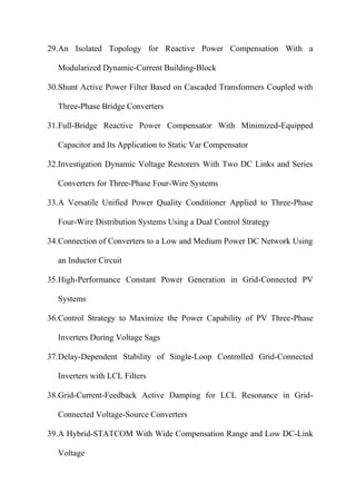 IEEE 2023 RECENT_POWER ELECTRONICS | PDF