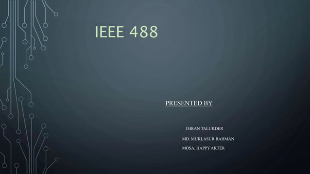 Ieee 488 by imran | PPTX