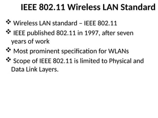 ieee802-11.pptx wireless lan IEEE 802 11 | PPTX