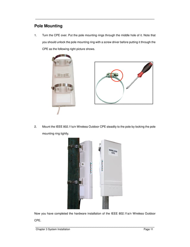 Manual CPE QUICK INSTALL GUIDE | PDF