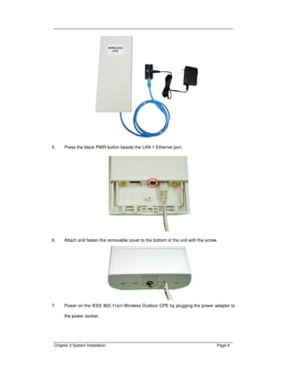 Manual CPE QUICK INSTALL GUIDE | PDF