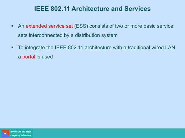 IEEE 802.11 Architecture and Services | PDF