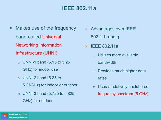 IEEE 802.11 Architecture and Services