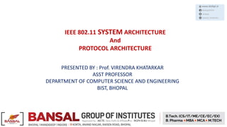 Ieee 802.11 architecture | PPTX