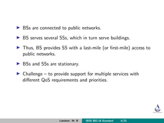 IEEE 802.16 Standard | PDF