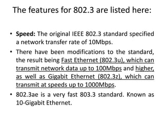 Ieee 802 standard | PPT