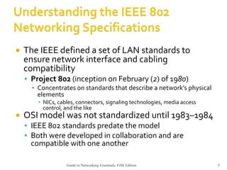 IEEE 802 standards | PPTX