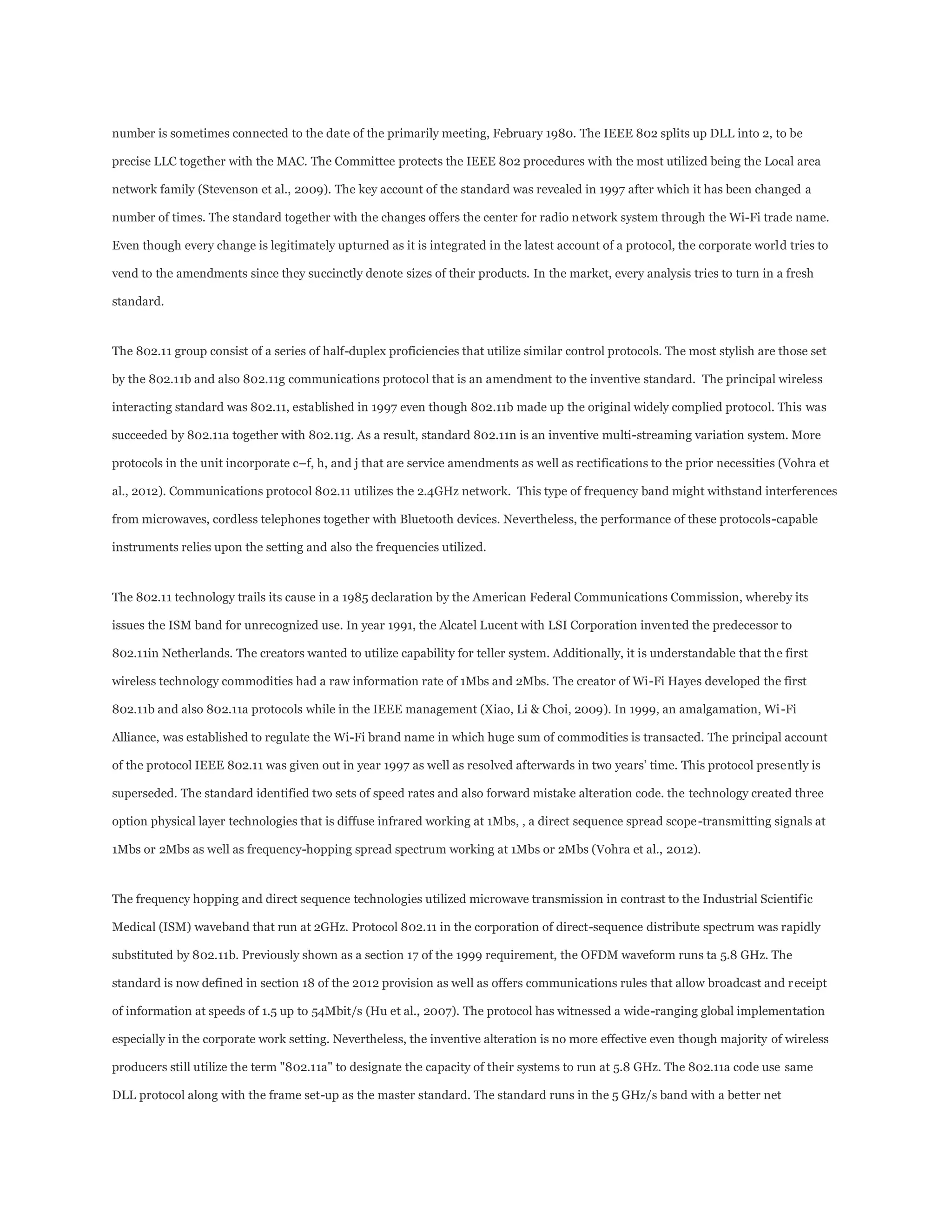 Ieee 802 standards | PDF