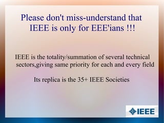 IEEE Awareness By Midhun Mathew | PPT