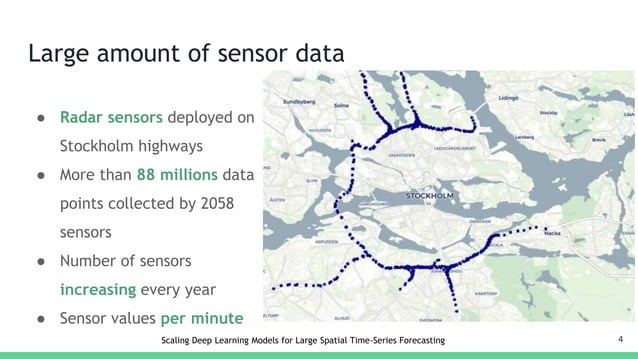 Scaling Deep Learning Models For Large Spatial Time Series Forecasting
