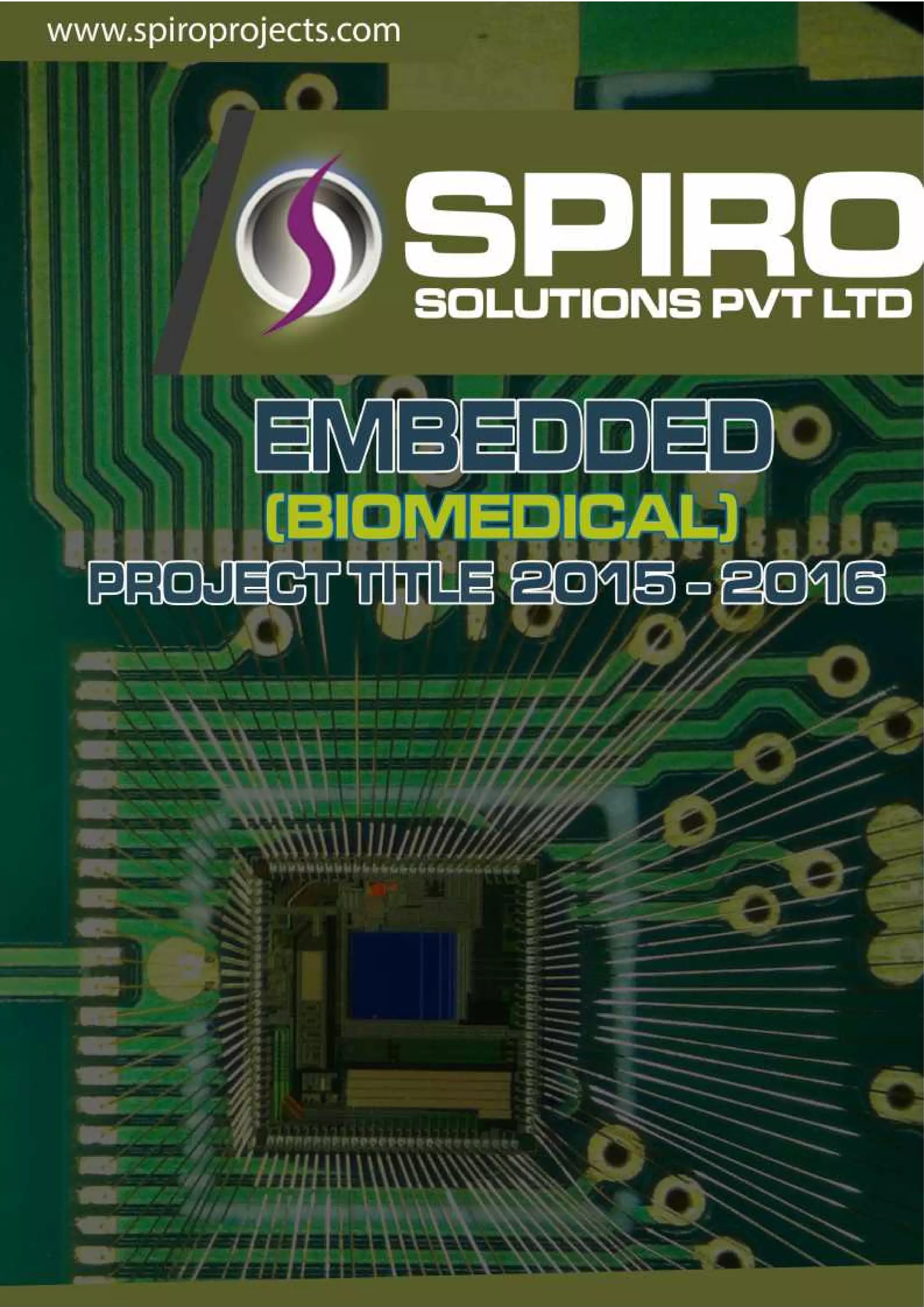 IEEE BIOMEDICAL PROJECT TITLE 2015-16 | PDF