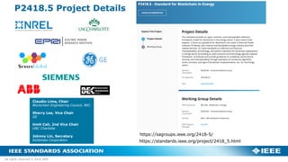 IEEE Blockchain in Energy P2418.5 WG Standards (October 2019_Claudio ...