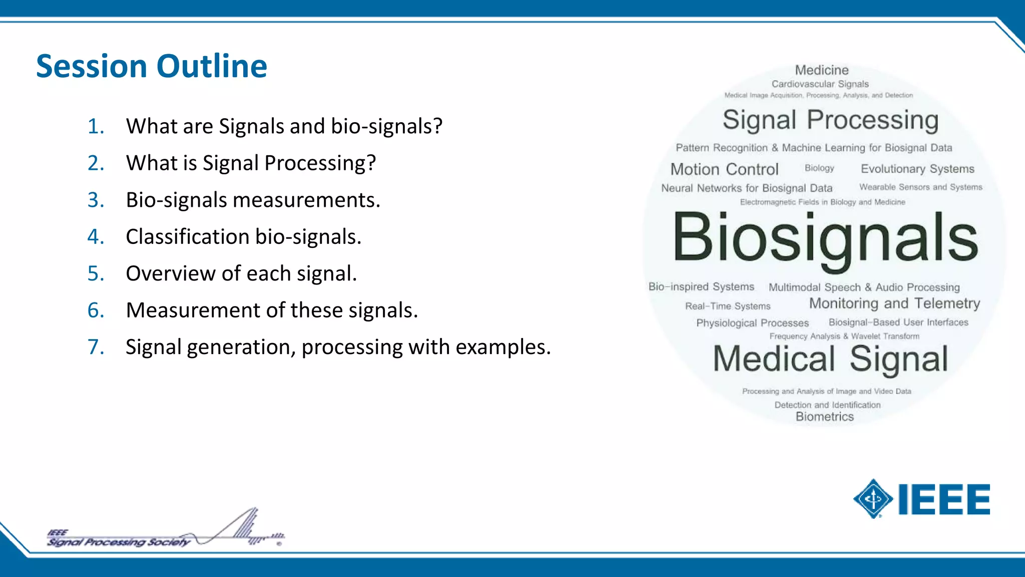 Biomedical Signal Processing / Biomedical Signals/ Bio-signals/ Bio ...
