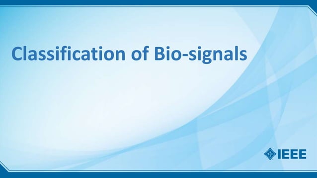Biomedical Signal Processing / Biomedical Signals/ Bio-signals/ Bio ...