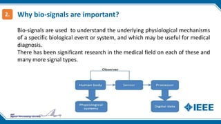 Biomedical Signal Processing / Biomedical Signals/ Bio-signals/ Bio-signals Classification | PPTX