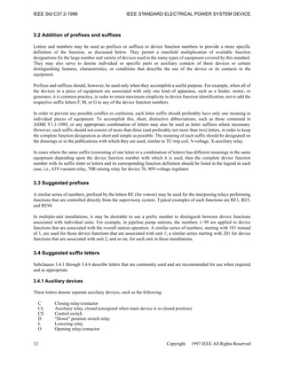 Ieee c37.2 2001 device function numbers and contact designations | PDF