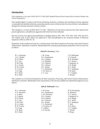Ieee c37.2 2001 device function numbers and contact designations | PDF