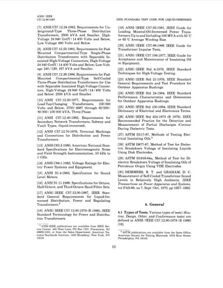 IEEE C57.12.990 AMERICAN NATIONAL STANDARD | PDF