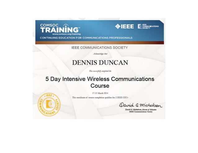 Ieee cert 5 day course | PDF
