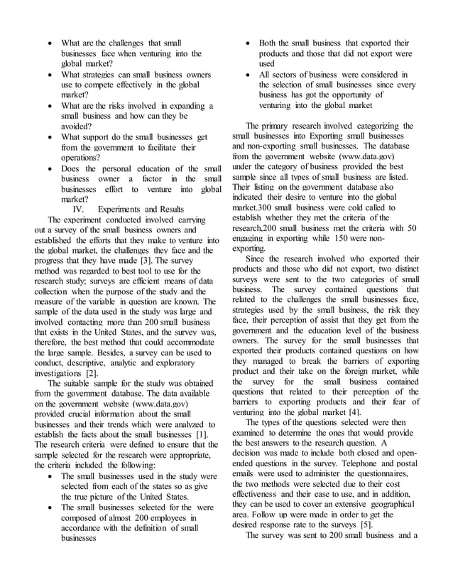 IEEE citation format sample | DOCX | Small and Medium-sized Business ...