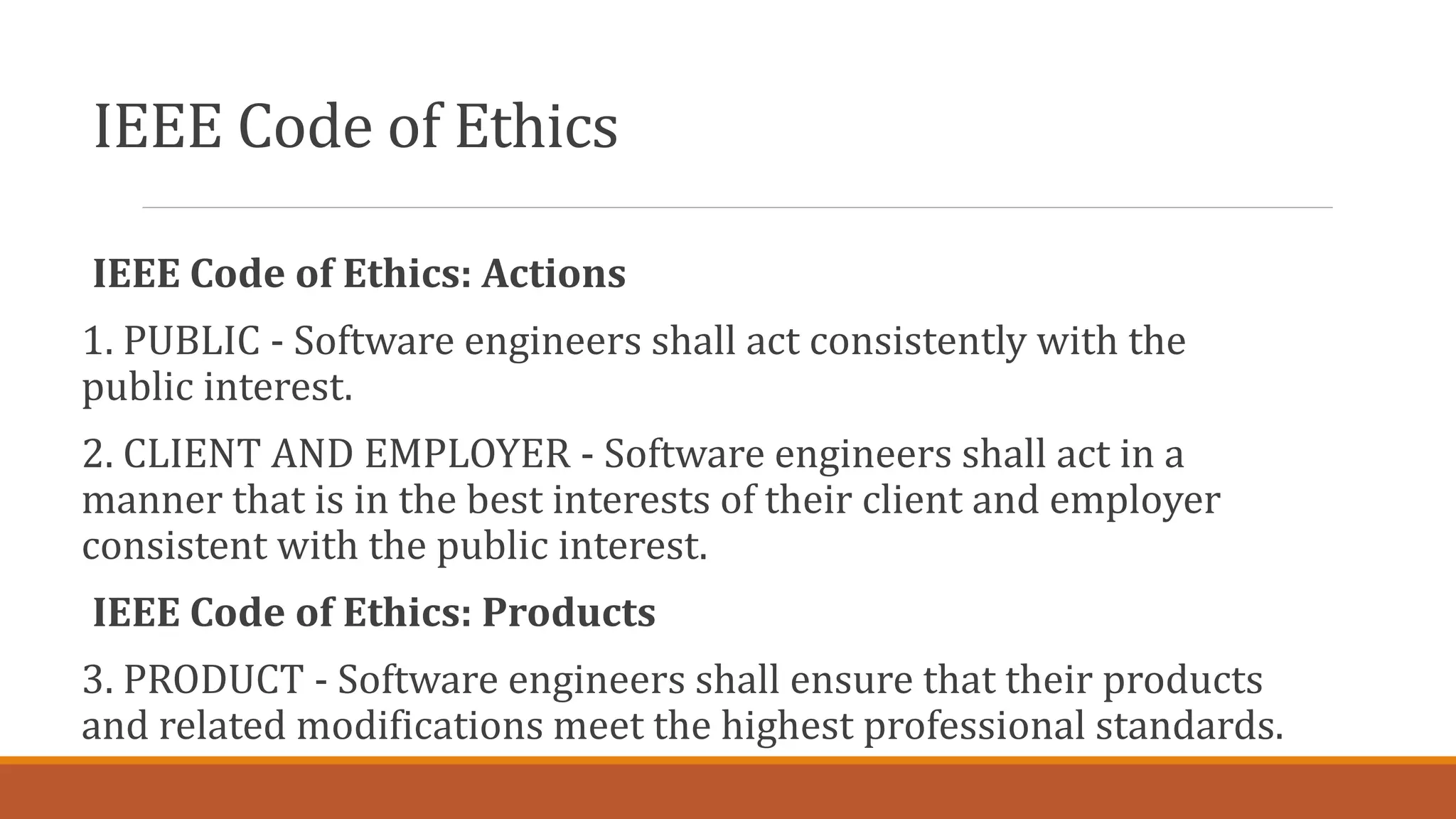 IEEE Code of Ethics | PDF