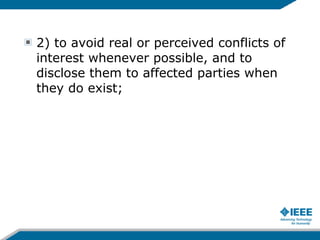 Ieee code of_ethics_ppt | PPT