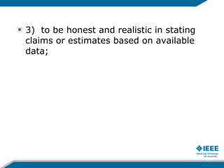 Ieee code of_ethics_ppt | PPT