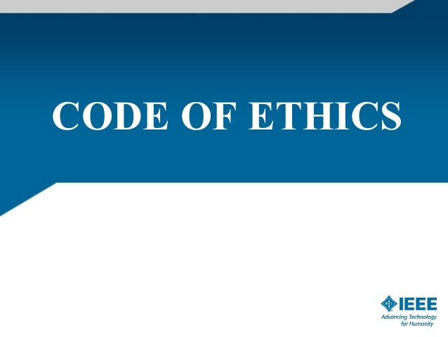 Ieee code of_ethics_ppt