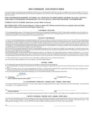 Ieeecopyrightform qi r | PDF