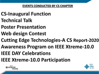 IEEE CS GPREC Chapter | PPTX