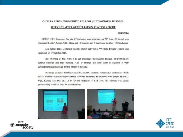 Ieee Cs Gprec Chapter Ppt