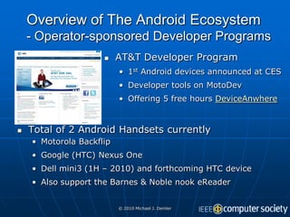 An Overview of The Android Ecosystem | PDF
