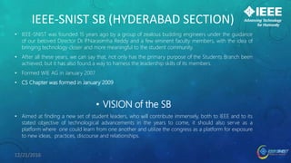 IEEE CS SNIST Chapter | PPT
