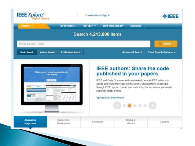 IEEE database ppt | PPTX