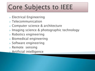 IEEE database ppt | PPTX